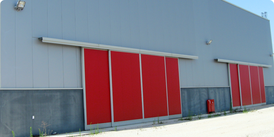 Industrial Sliding Doors - DRWA Building Doors